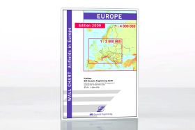 Europe Wall Chart from Aircraft Spruce Europe