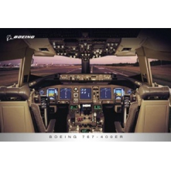 BOEING 767 FLIGHT DECK POSTER from Aircraft Spruce Europe