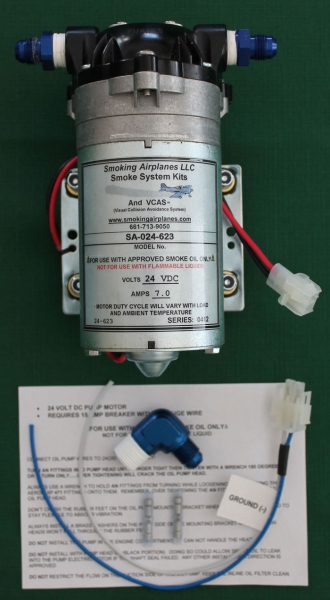 Diy Smoke System Pump Kit 12V from Aircraft Spruce Europe
