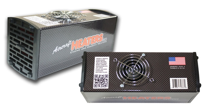 AIRCRAFT HEATER QUAD HORNET 4 FANS 220V 500W from Aircraft Spruce Europe