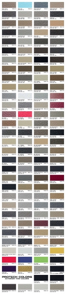 COLOR-BOND COLOR CHART from Aircraft Spruce Europe