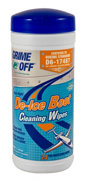 GLI DE-ICE BOOT CLEANING WIPES 24 CT from Aircraft Spruce Europe