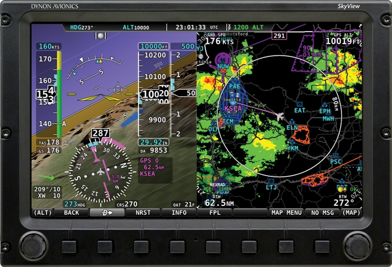 DYNON SKYVIEW ADS-B IN SINGLE CHANNEL WEATHER AND from Aircraft Spruce ...