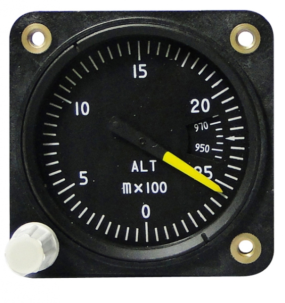 Skysports Non-TSO 2-1/4 Altimeter 0-3000M 1050Mb from Aircraft Spruce ...