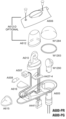 Whelen A507 Socket Assembly from Aircraft Spruce Europe