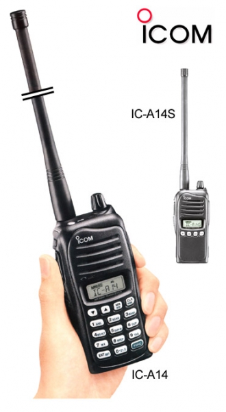 ICOM IC A14S SIMPLE KEYPAD COM RADIO W/ 110V CHARG from Aircraft Spruce ...