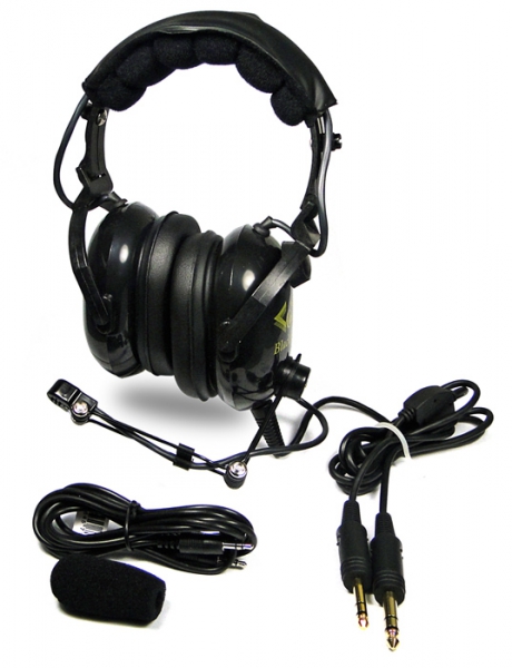 SOFTCOMM C-45-10A CHILDS HEADSET BLACK WITH AUDIO from Aircraft Spruce ...