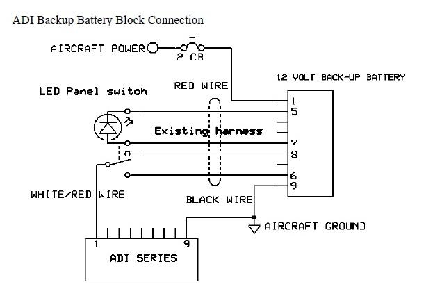 TRUTRAK ADI BACK UP BATTERY WITH CONNECTOR KIT from Aircraft Spruce Europe