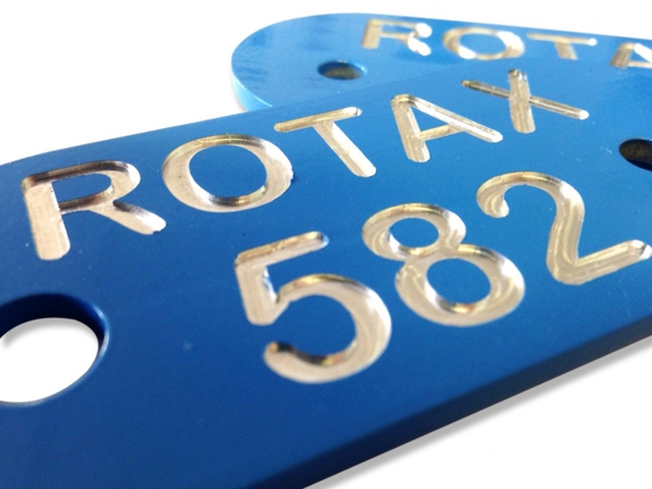 ROTAX 582 GEARBOX BADGE PLATE from Aircraft Spruce Europe
