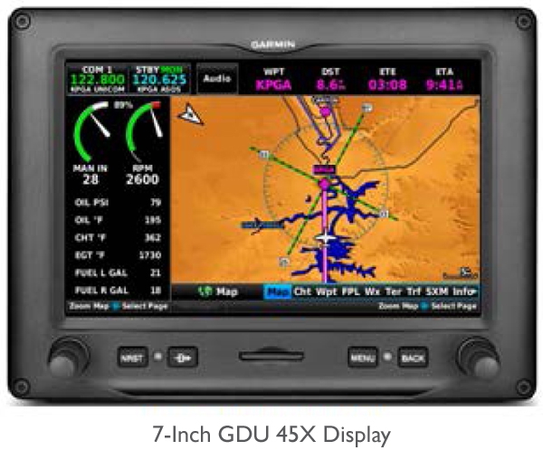 Garmin G3X GDU 470 7 Screen Install Kit from Aircraft Spruce Europe