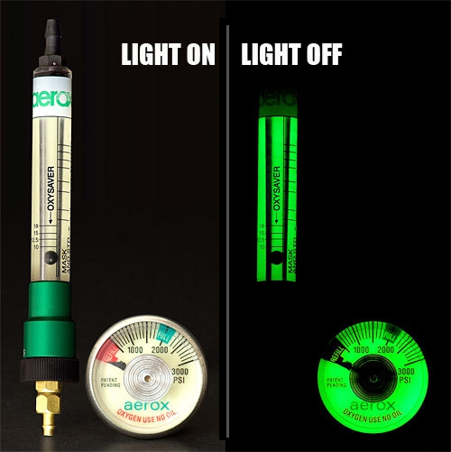 AEROX OXYGEN FLOW GLOW METER from Aircraft Spruce Europe
