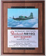 MEMORABLE FLIGHT PLAQUE PHOTO from Aircraft Spruce Europe