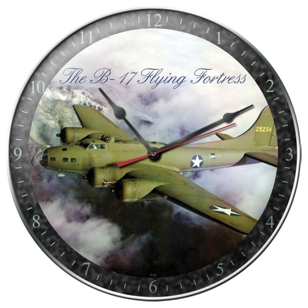 WALLCLOCK 14" B-17 FOG from Aircraft Spruce Europe