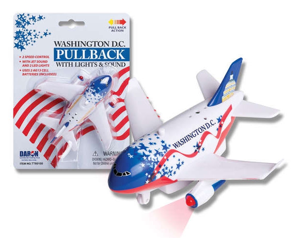 Pullback Plane Toy Washington D.C. from Aircraft Spruce Europe