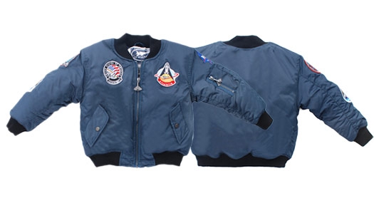 Space Shuttle Jacket Blue 5 Patch 12M from Aircraft Spruce Europe