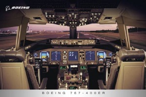 BOEING 767 FLIGHT DECK POSTER from Aircraft Spruce Europe