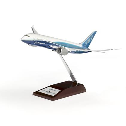 BOEING 787-8 SNAP TOGETHER MODEL WITH WOOD BASE from Aircraft Spruce Europe