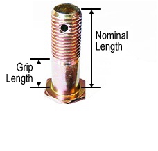 Close Tolerance Bolt AN174-14 from Aircraft Spruce Europe