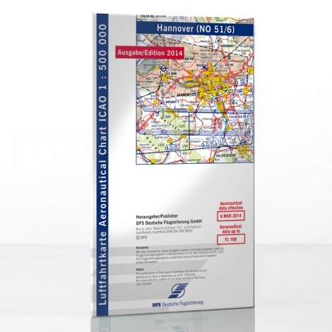 ICAO-CHART Hannover 2014 from Aircraft Spruce Europe
