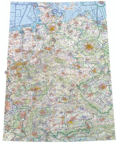 ICAO Wall Chart Germany 2014 from Aircraft Spruce Europe