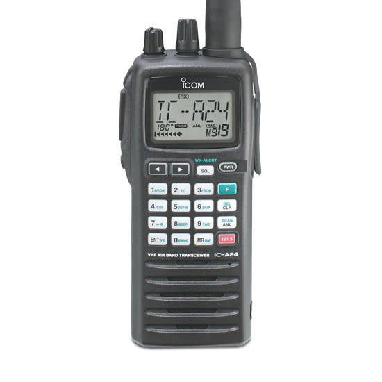 ICOM IC-A24E NAV/COM TRANSEIVER 25KHZ/8.33KHZ from Aircraft Spruce Europe