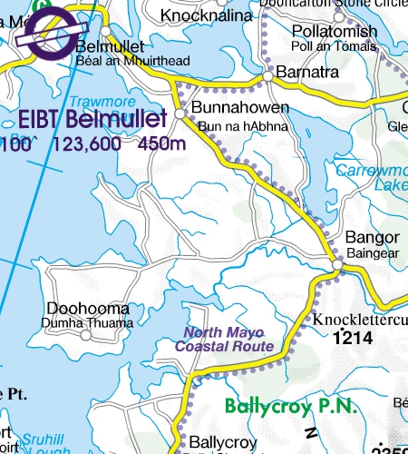 Rogers Data VFR Chart Ireland from Aircraft Spruce Europe