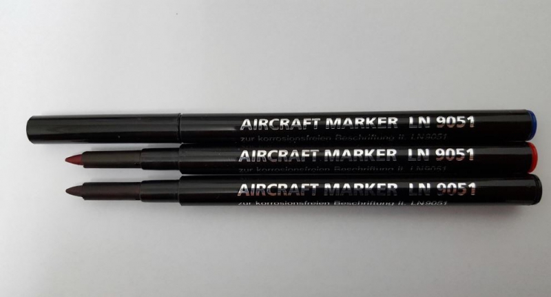 Aircraft Marker blue ACM EYE(331) LN 9051- 100 Pcs from Aircraft Spruce ...